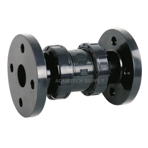 "SANKING" ทรูยูเนี่ยนบอลเช็ควาล์วยูพีวีซี Flanged Ball Check Valve uPVC ...