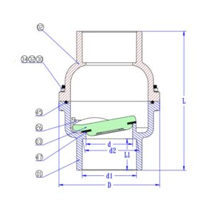 "SANKING" สวิงเช็ควาล์วยูพีวีซี Swing Check Valve uPVC - Aquatech Supply